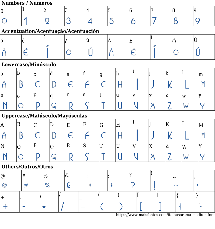 ITC Busorama Medium Font: Free Download | MaisFontes