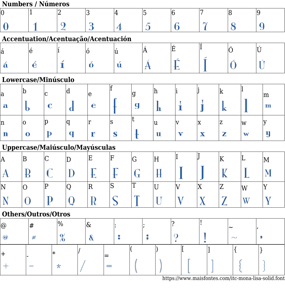 ITC Mona Lisa Solid: Free Font Download | MaisFontes