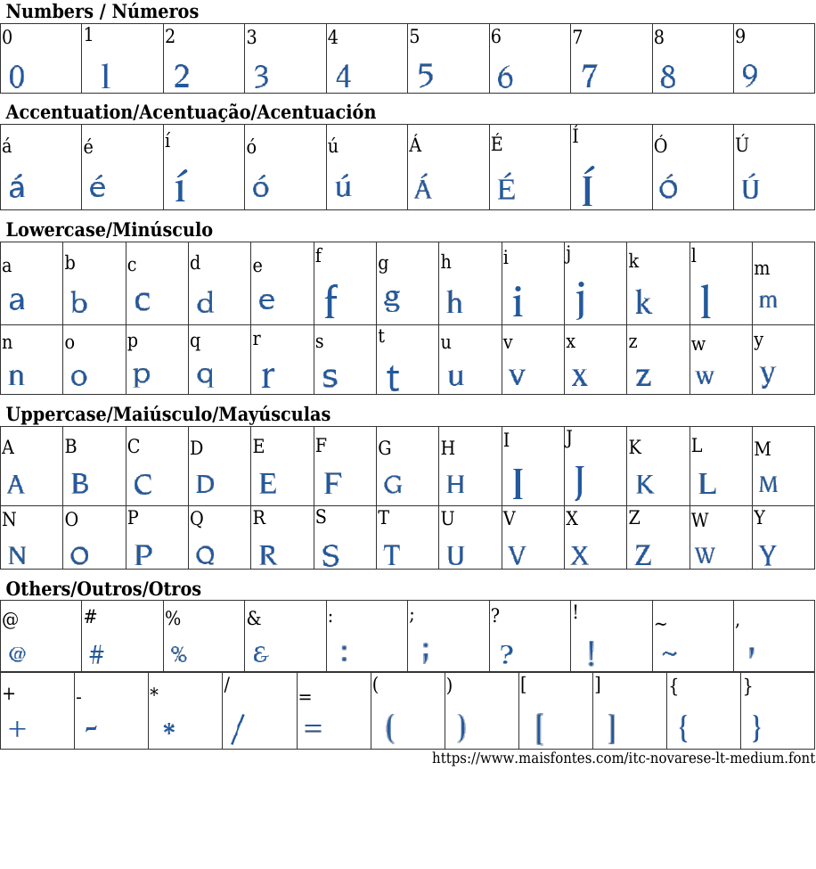 ITC Novarese LT Medium: Free Font Download | MaisFontes