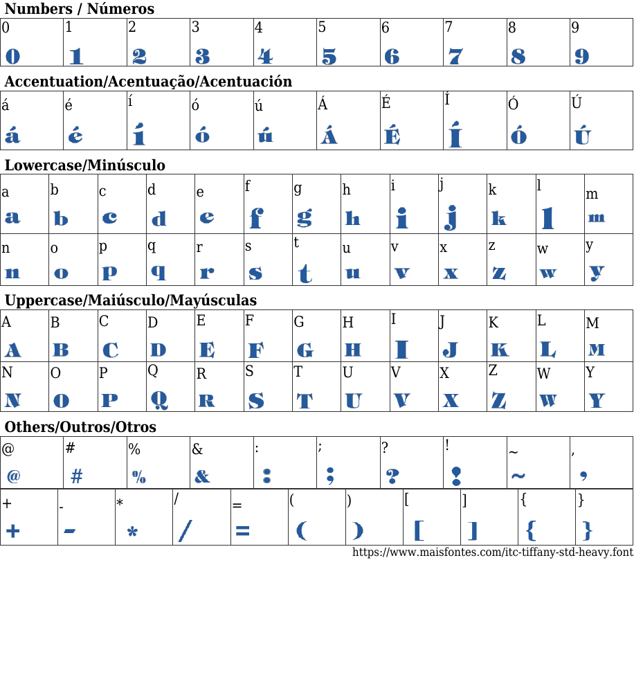 ITC Tiffany Std Heavy: Free Font Download | MaisFontes
