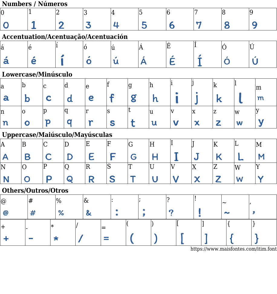 Itim: Free Font Download | MaisFontes