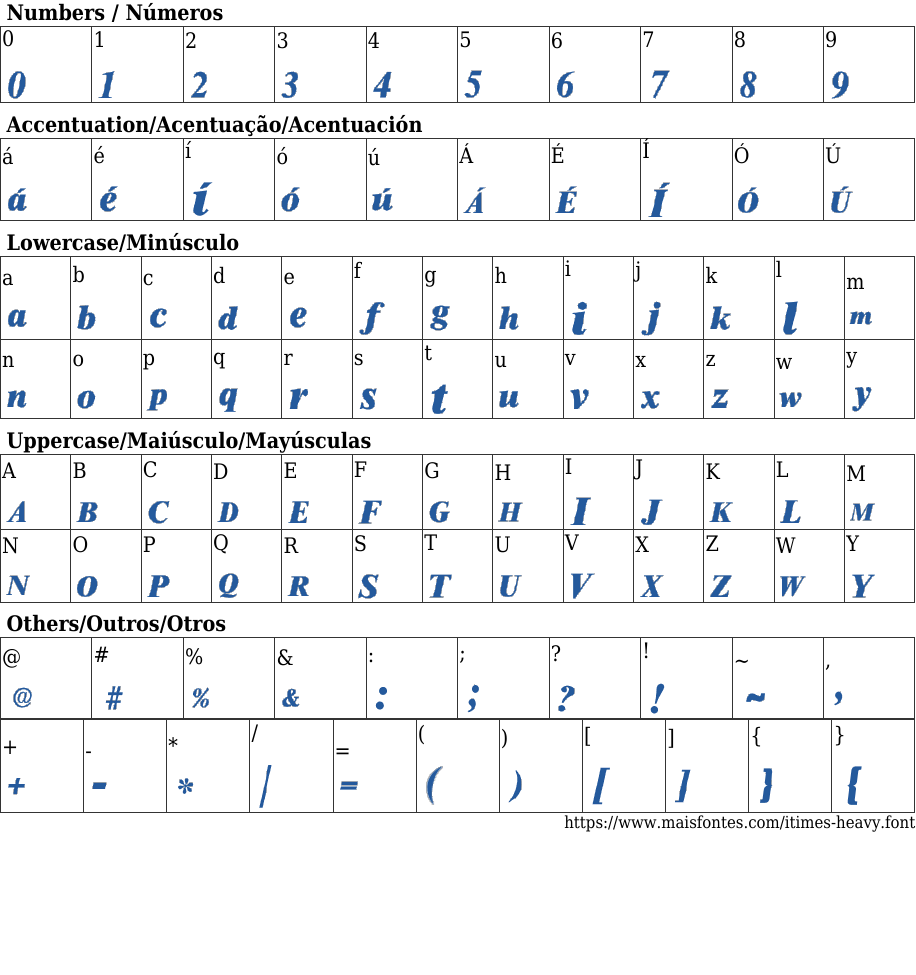 Itimes Heavy Font: Free Download | MaisFontes
