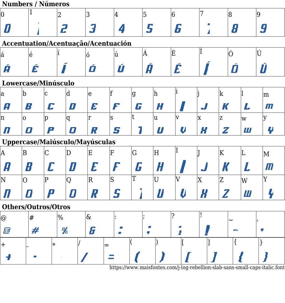 Rebellion Slab Sans Small Caps Italic: Free Font Download | MaisFontes