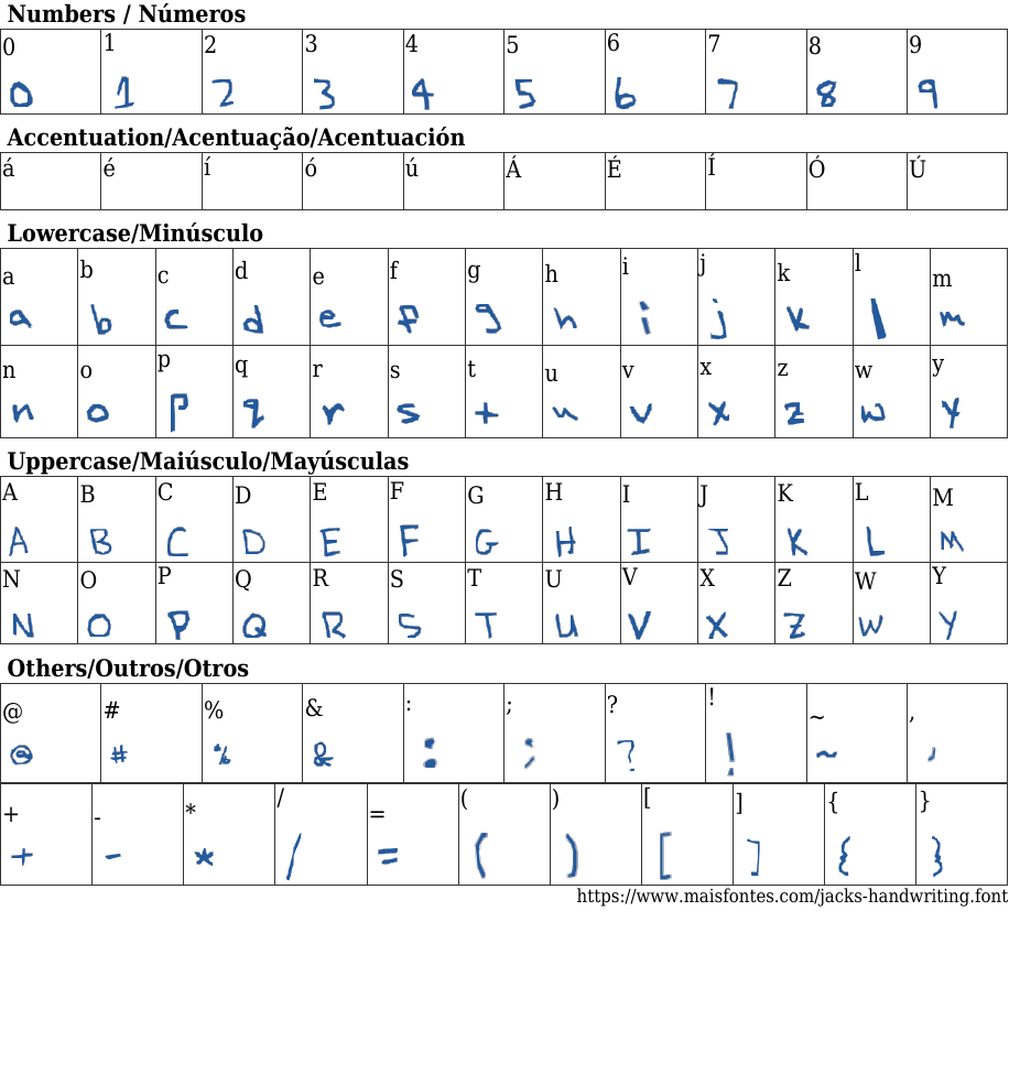 Jacks Handwriting Font: Free Download | MaisFontes