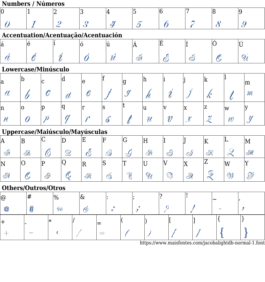 Jacoba DB Normal: Free Font Download | MaisFontes