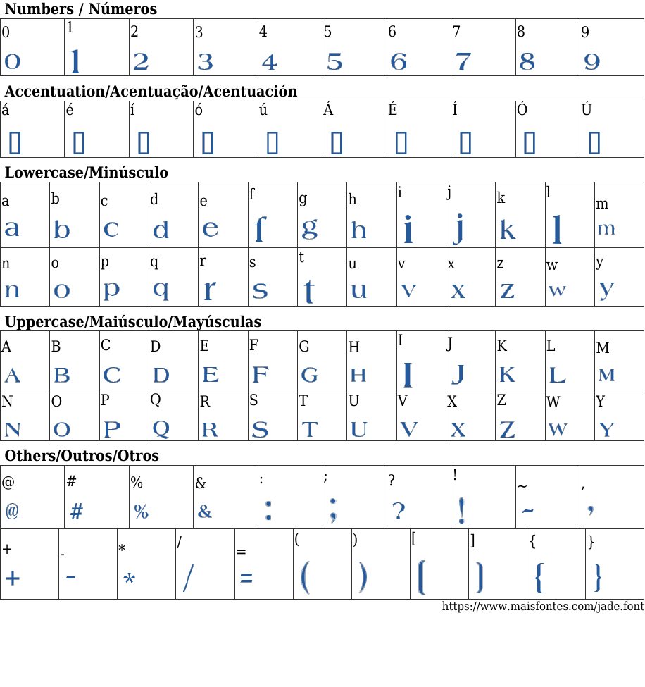 Jade Font: Free Download | MaisFontes