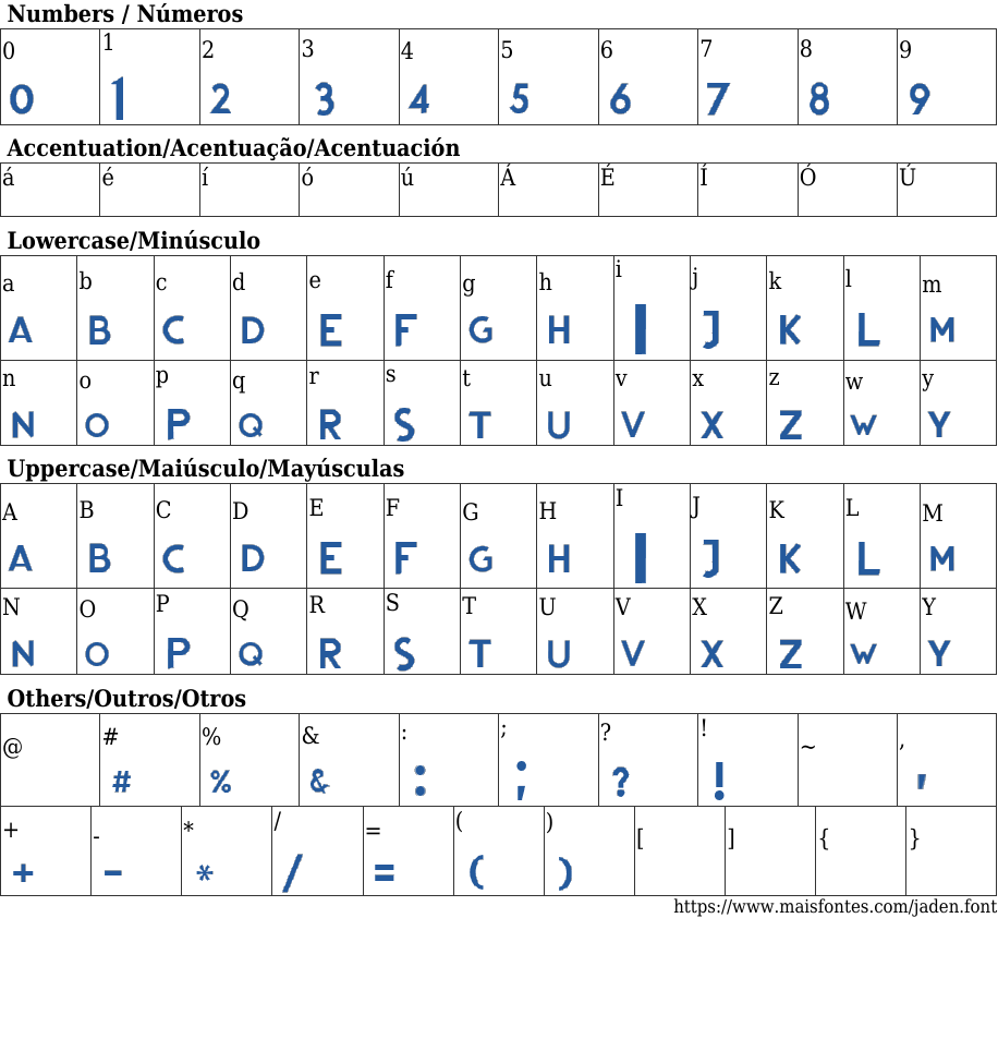 Jaden: Free Font Download | MaisFontes