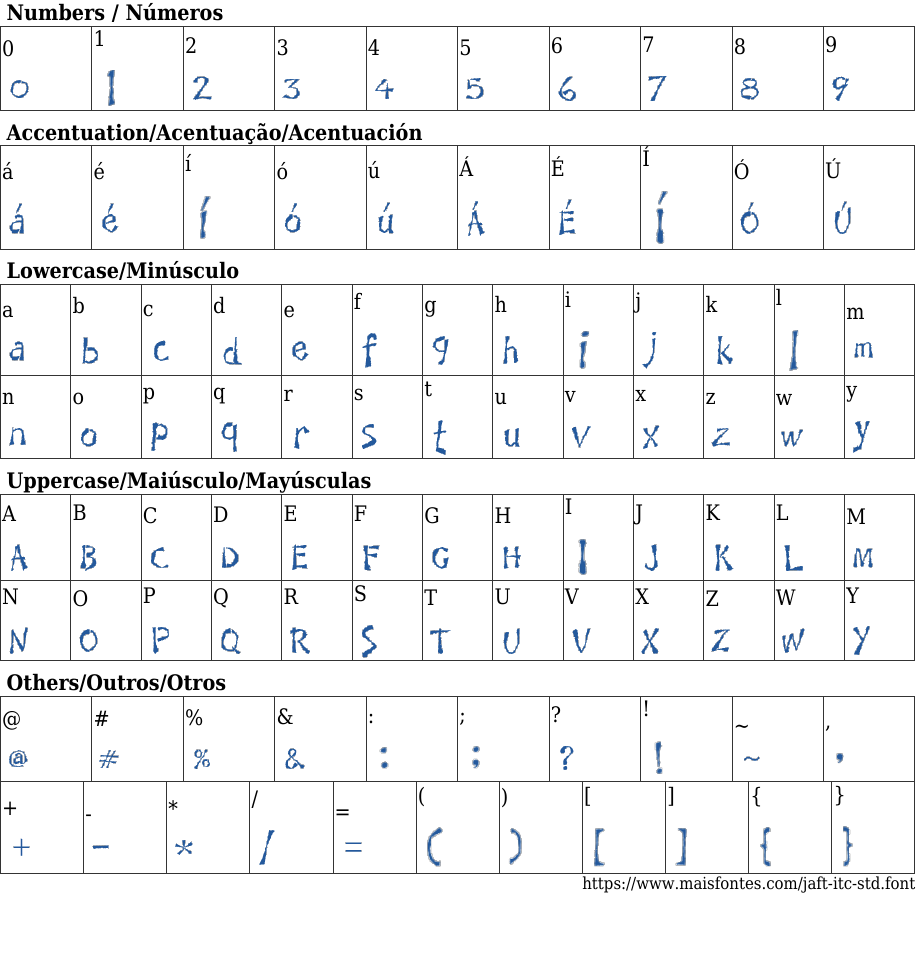 Jaft ITC Std Font: Free Download | MaisFontes
