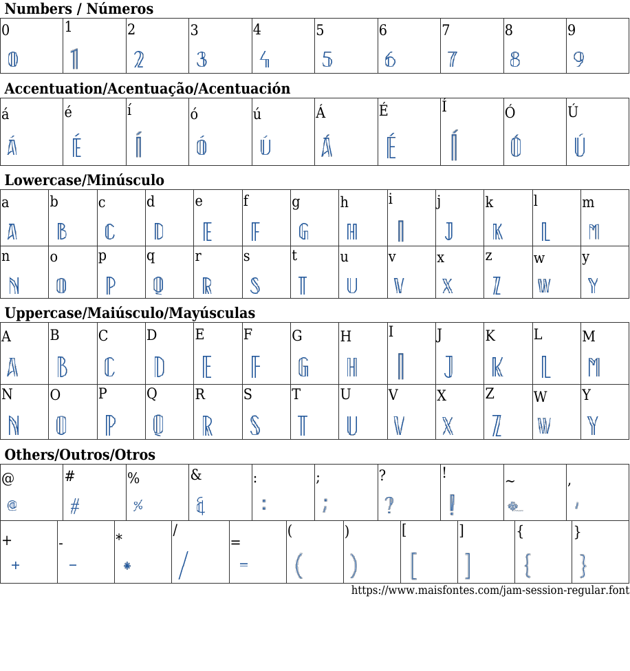 Jam Session Regular: Baixar Fonte Grátis | MaisFontes
