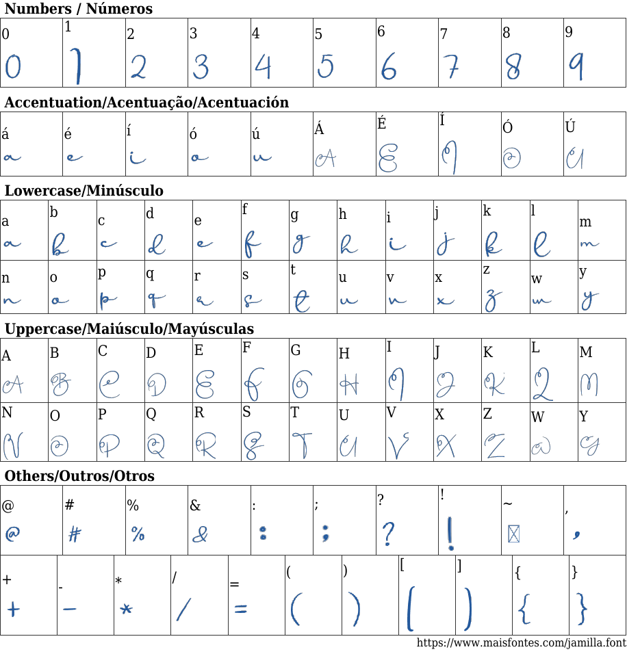 Jamilla Font: Free Download | MaisFontes