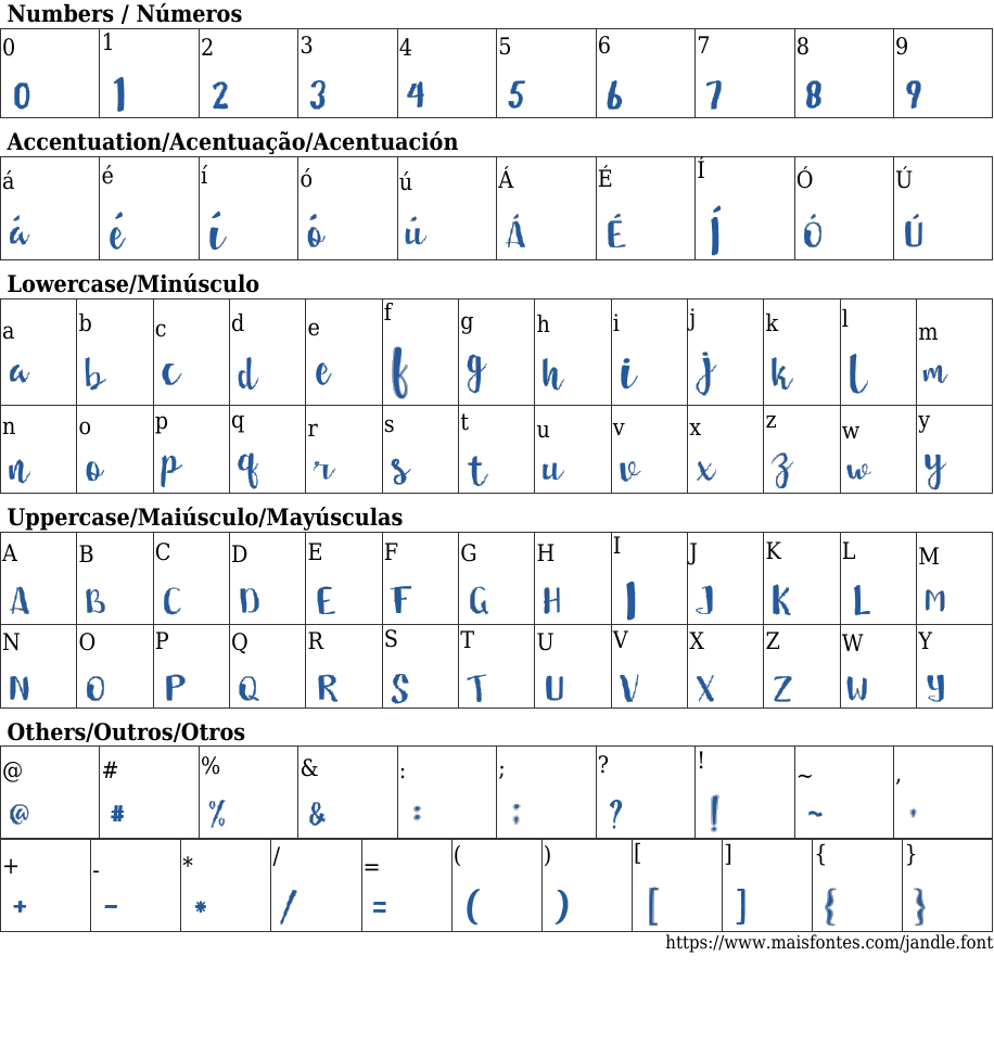 Jandle: Free Font Download | MaisFontes