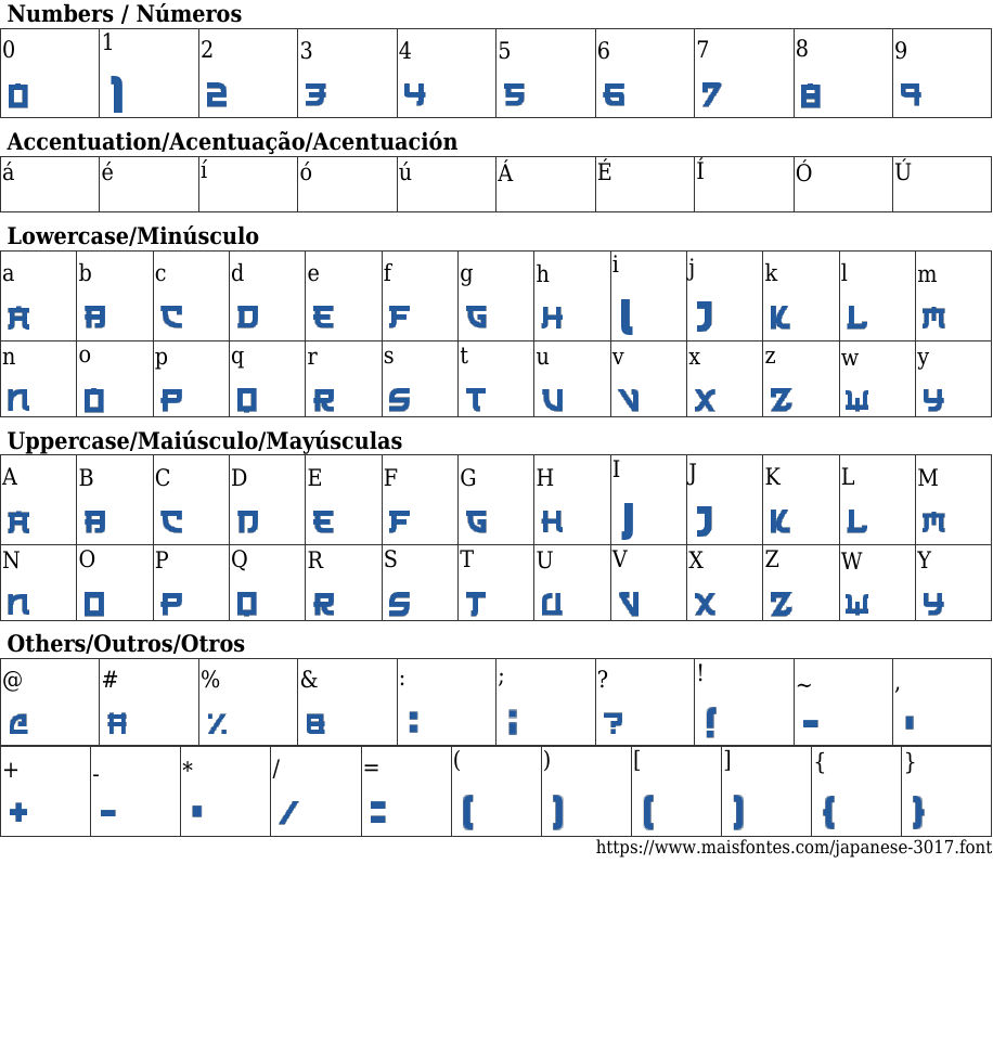 Japanese 3017: Baixar Fonte Grátis | MaisFontes