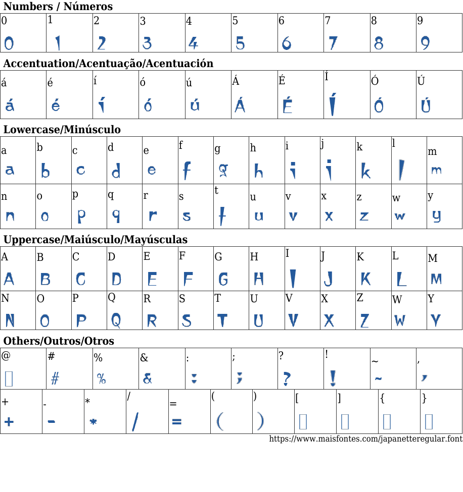 Japanette Regular: Free Font Download | MaisFontes