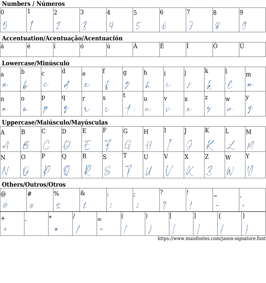 Jason Signature: Baixar Fonte Grátis | MaisFontes