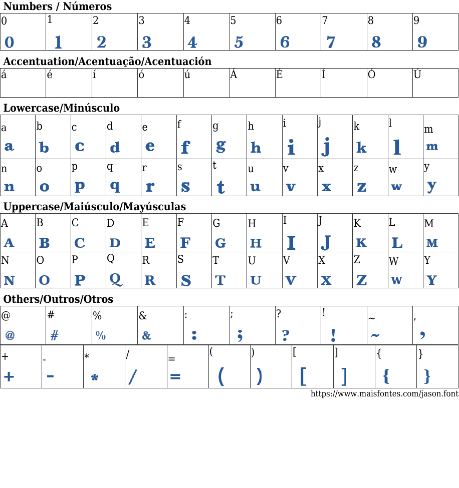 Jason: Free Font Download | MaisFontes