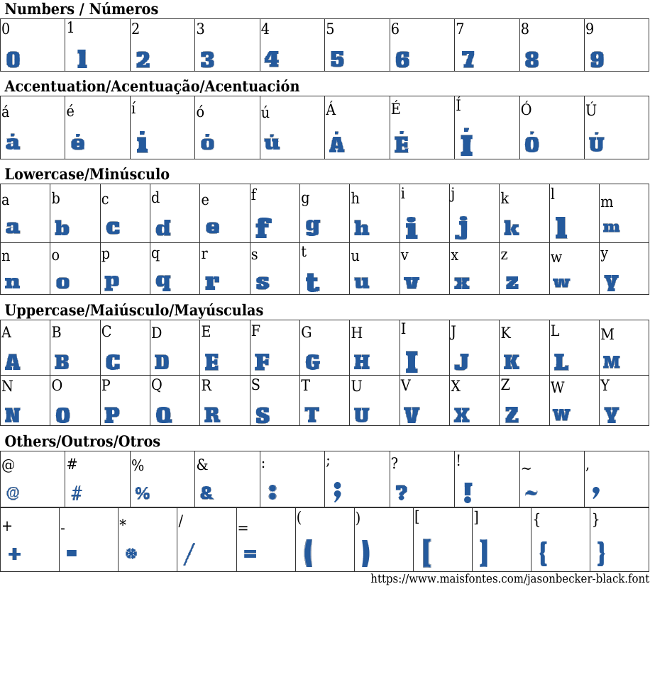 Jason Becker Black Font: Free Download | MaisFontes