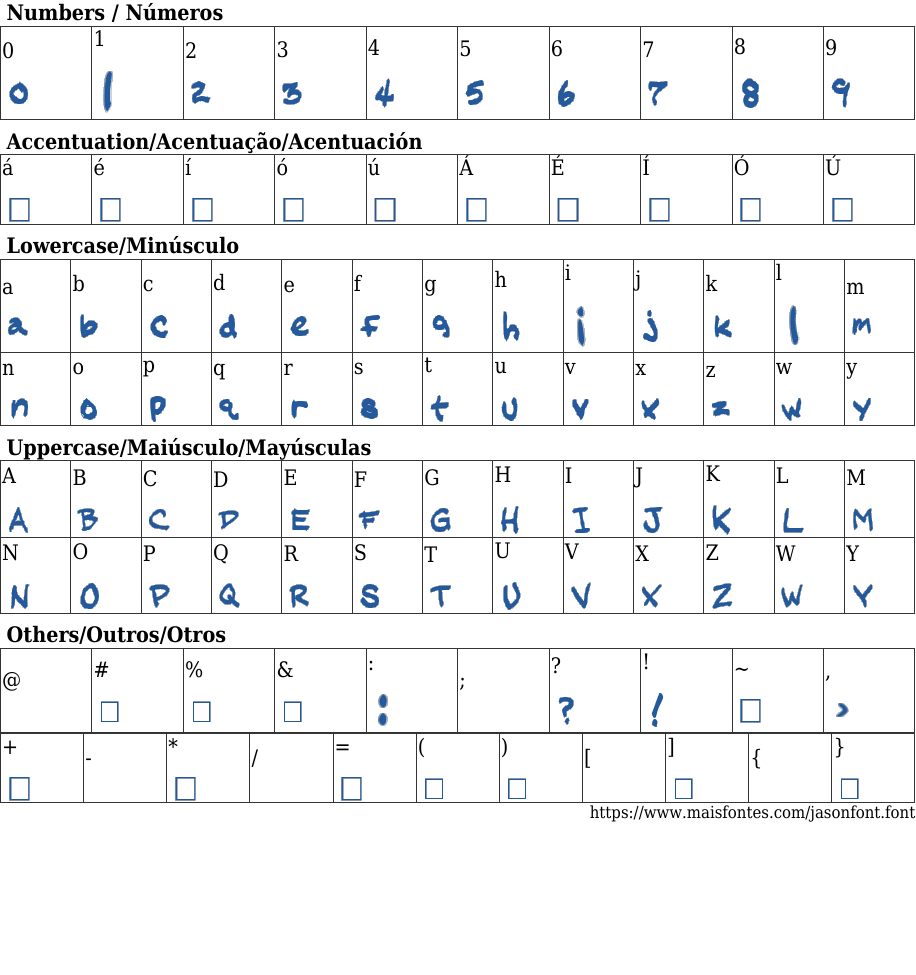 Jason: Baixar Fonte Grátis | MaisFontes
