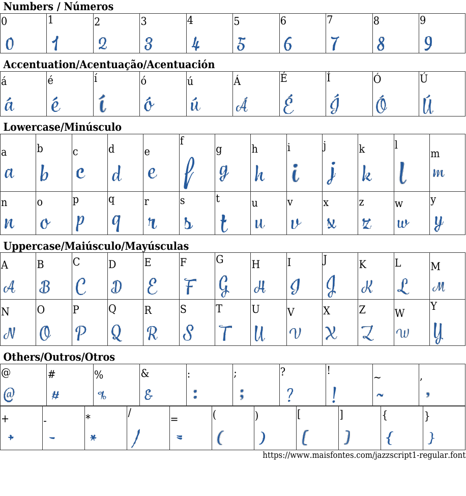 Jazz Script 1 Regular: Free Font Download | MaisFontes