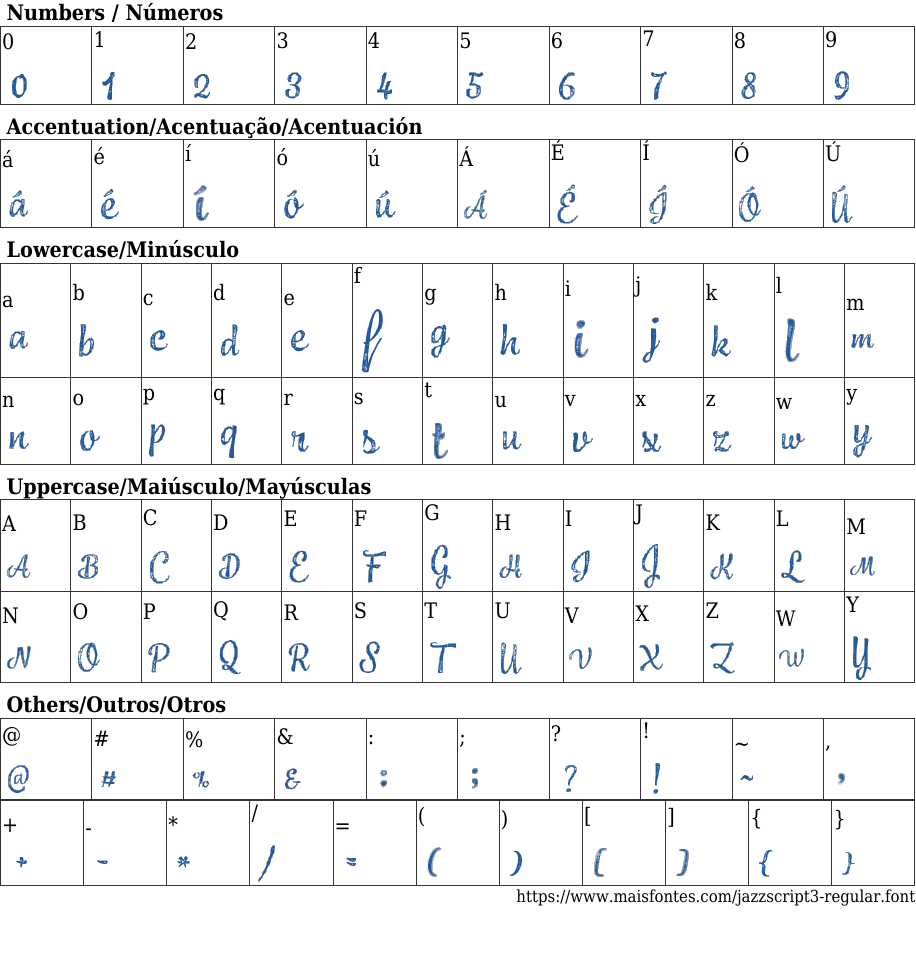 Jazz Script 3 Regular: Free Font Download | MaisFontes