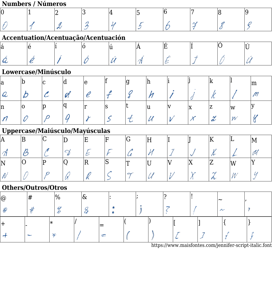 Jennifer Script Italic: Baixar Fonte Grátis | MaisFontes