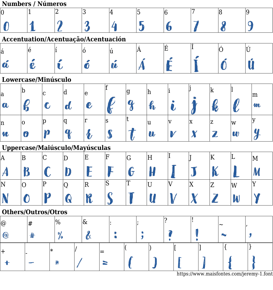 Gratis nedlasting av Jeremy Regular font | MaisFontes