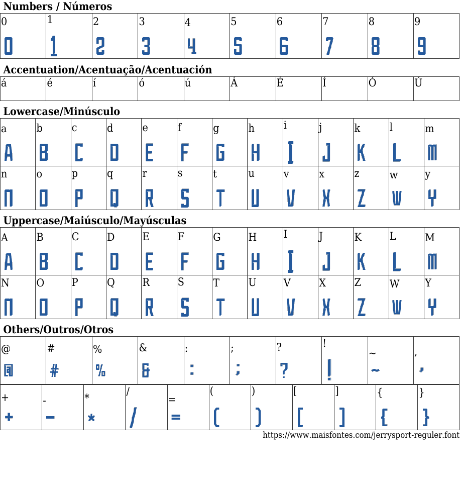 Jerry Sport Reguler: Free Font Download | MaisFontes