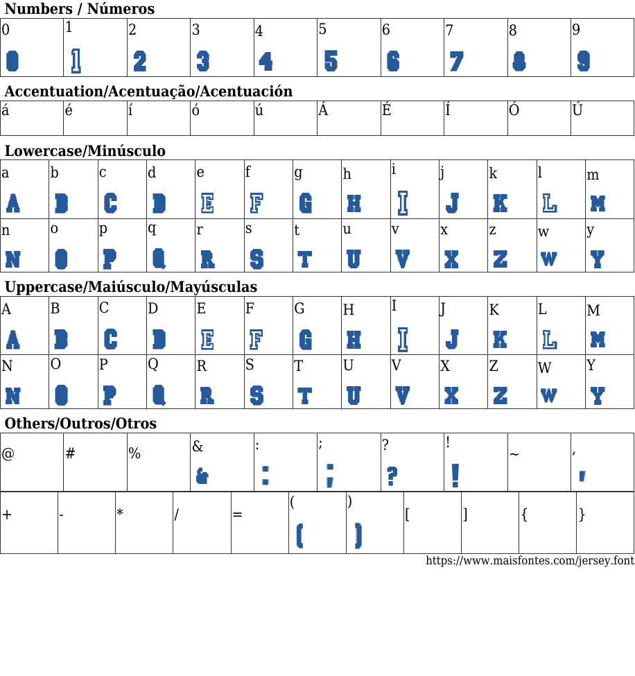 Jersey: Free Font Download | MaisFontes