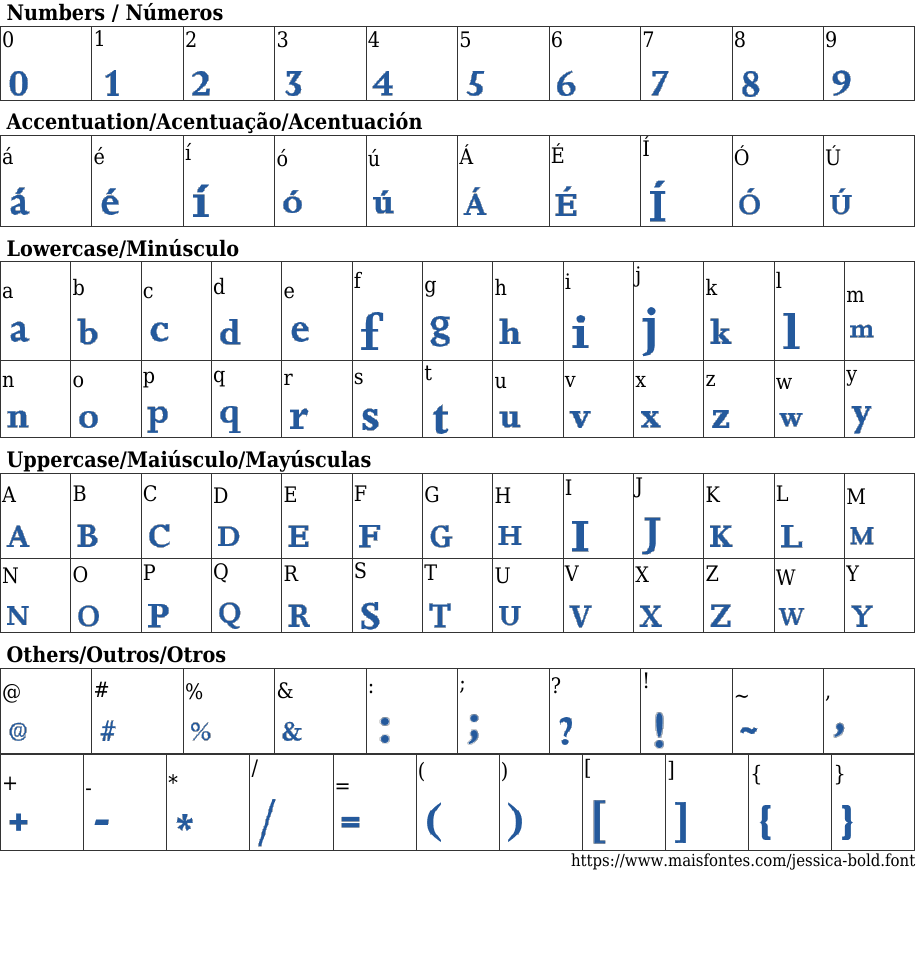 Jessica Bold Font: Free Download | MaisFontes