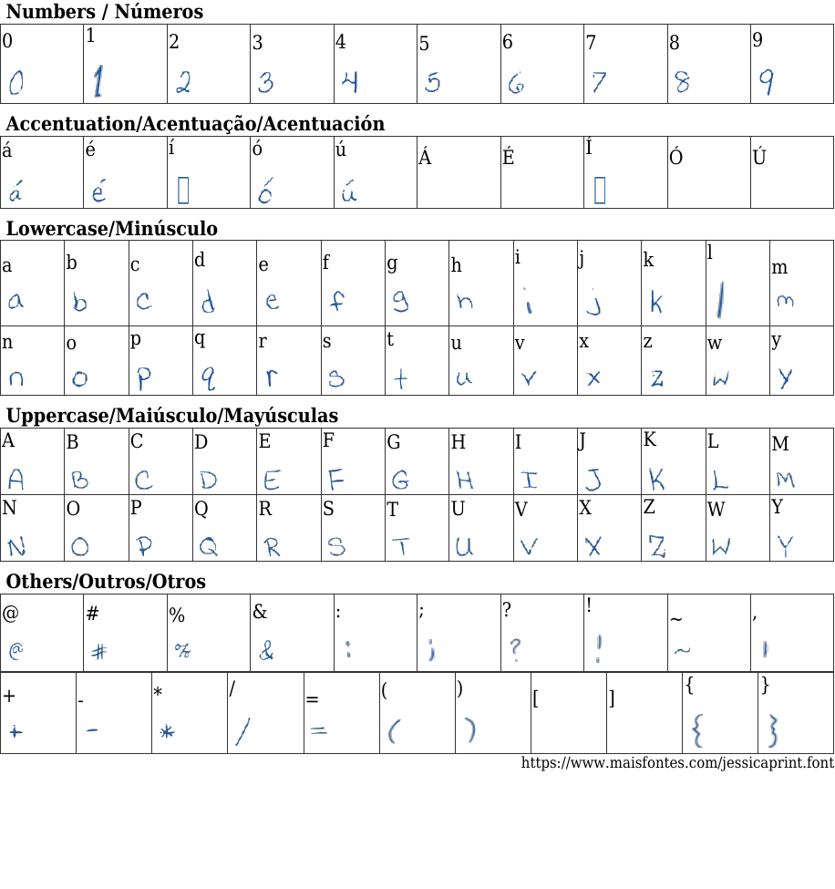 Jessica Print: Baixar Fonte Grátis | MaisFontes