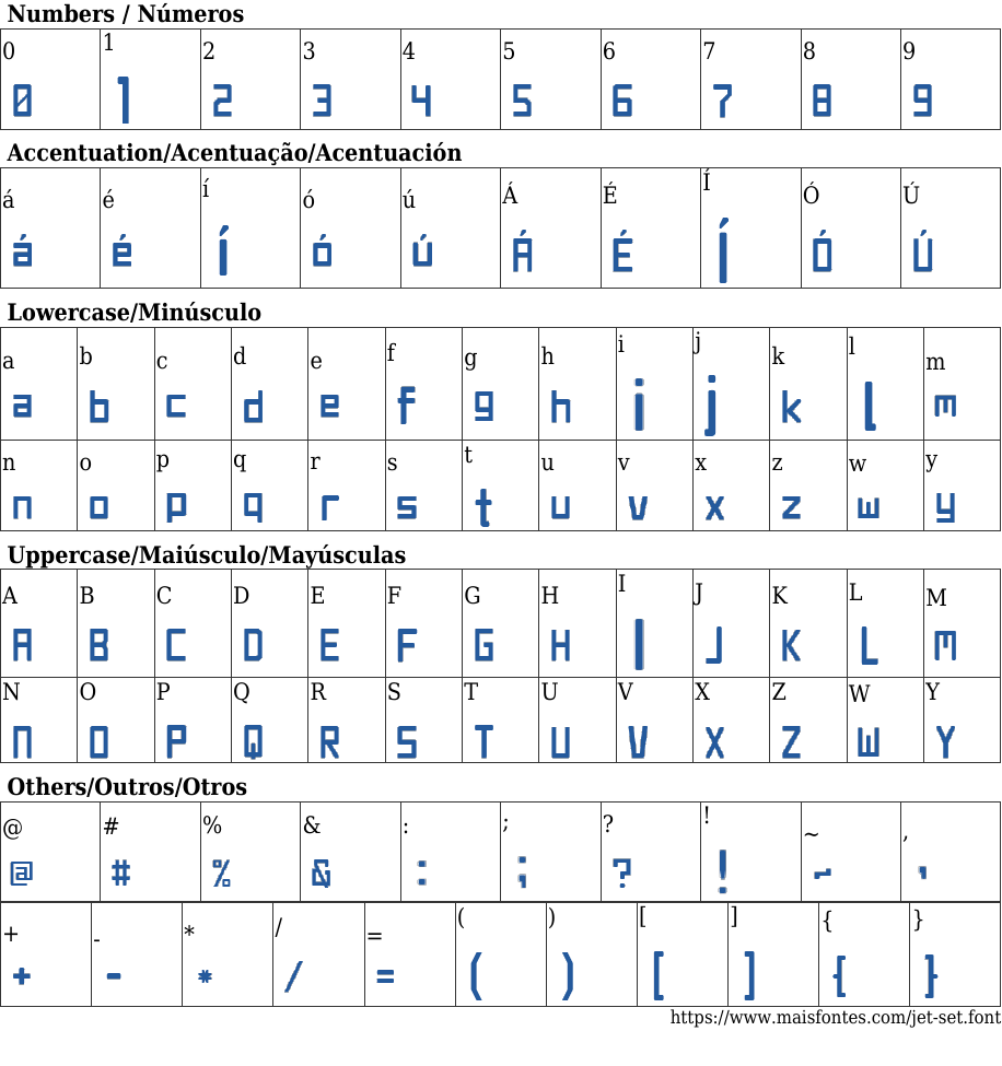 Jet Set: Free Font Download | MaisFontes