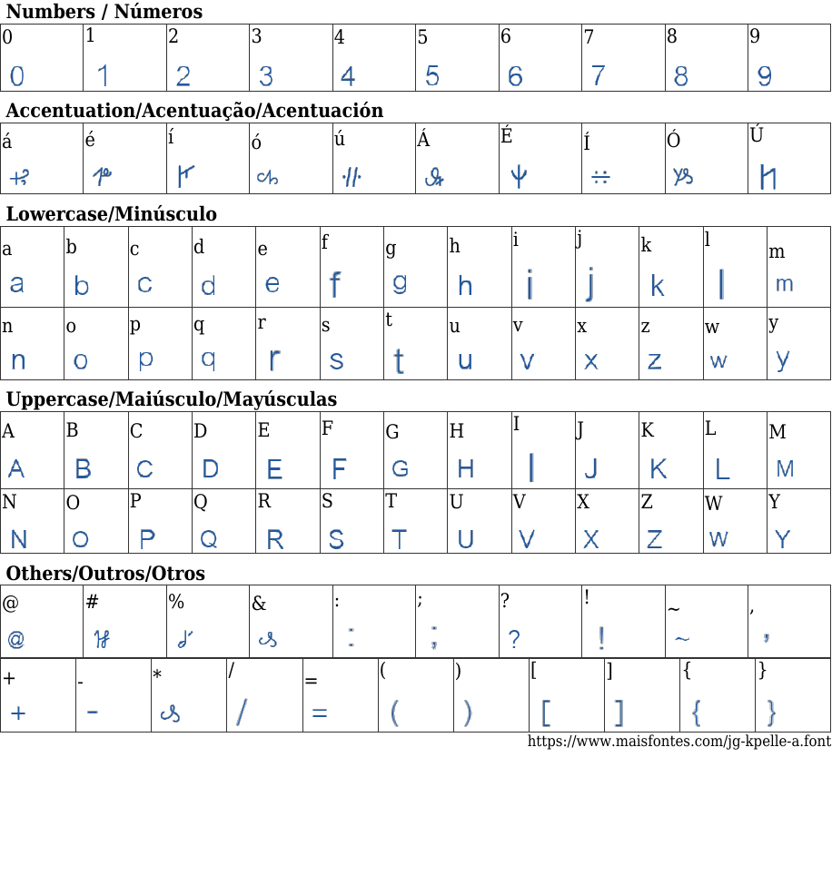 JG Kpelle A Font: Free Download | MaisFontes