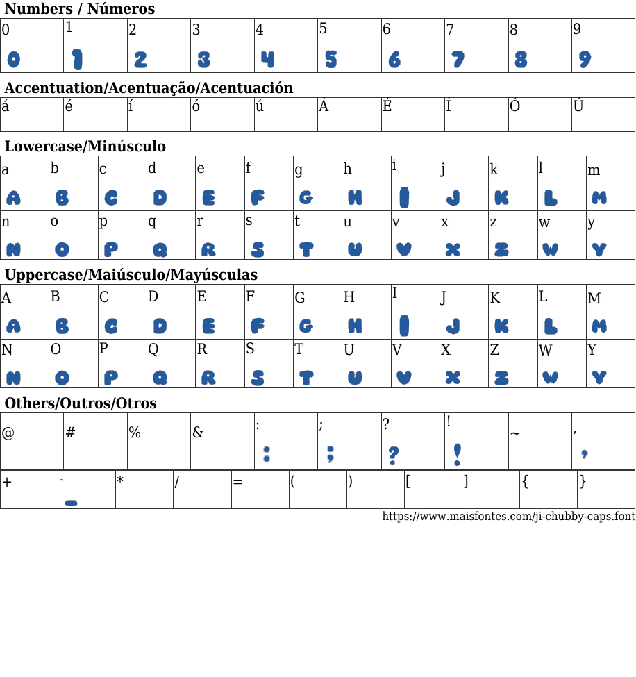 JI Chubby Caps: Baixar Fonte Grátis | MaisFontes