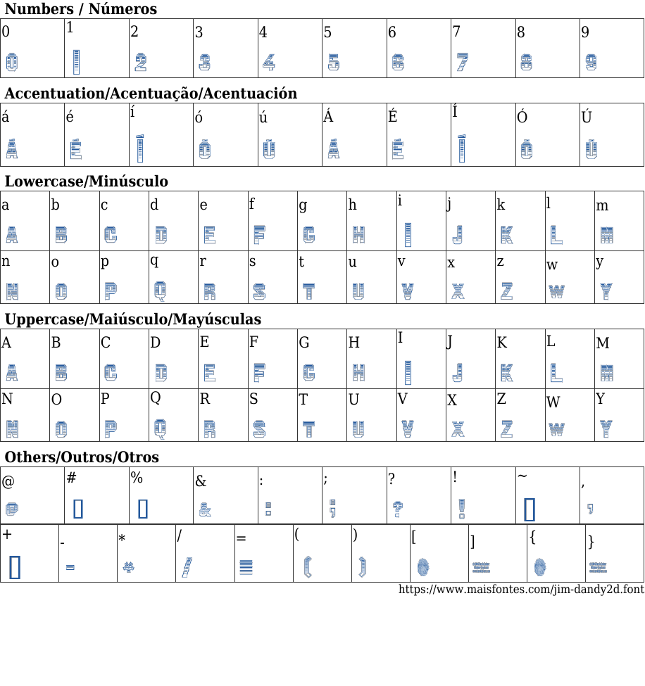 Jim Dandy 2D Font: Free Download | MaisFontes
