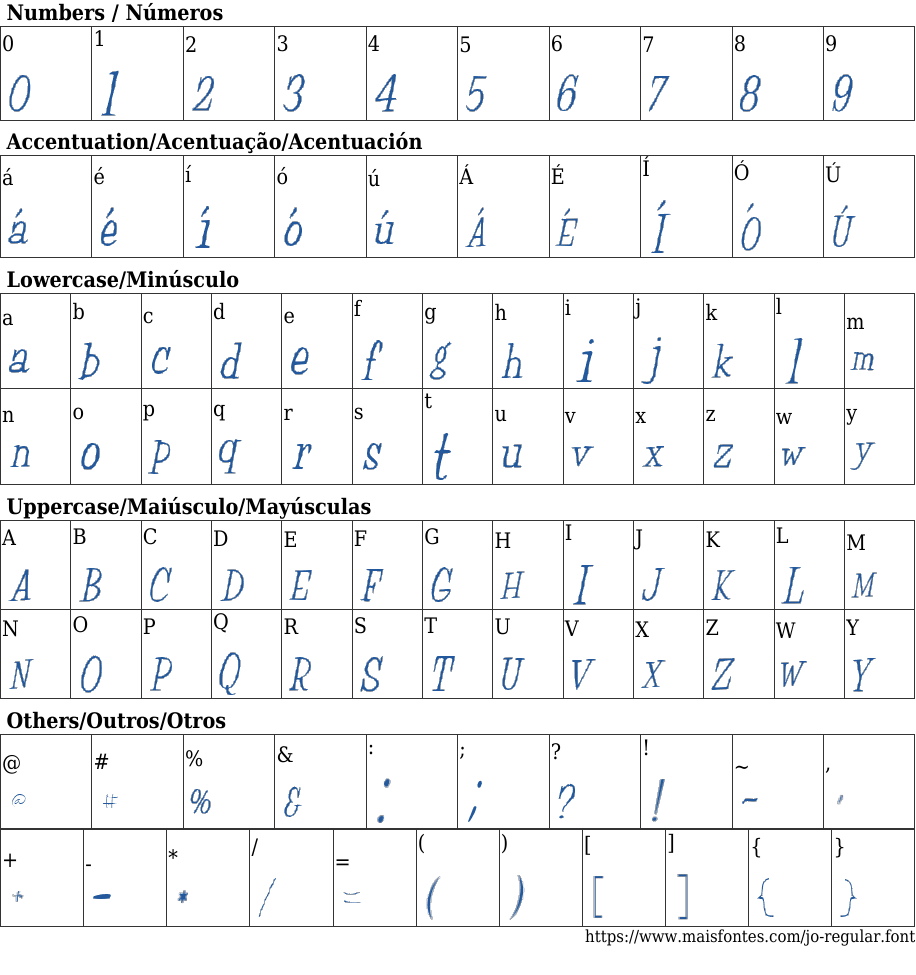 Jo Regular: Free Font Download | MaisFontes