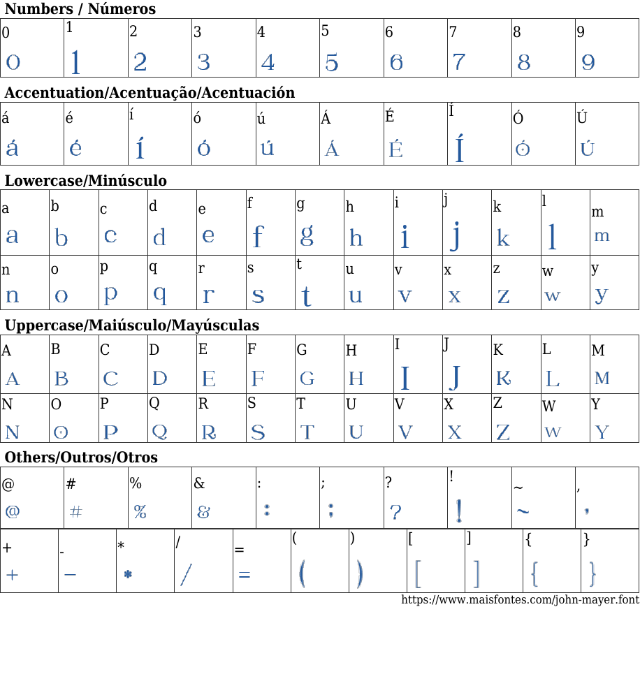 John Mayer Font: Free Download | MaisFontes