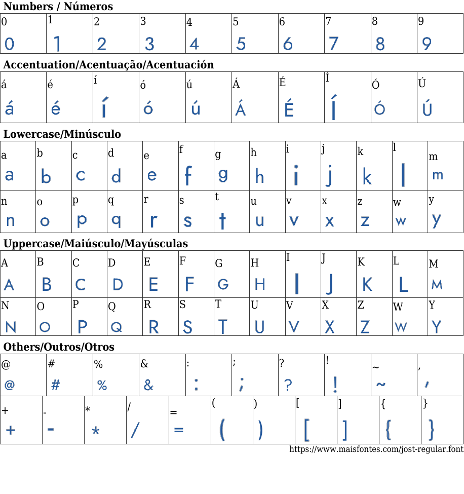Jost Regular: Download Free Font | MaisFontes