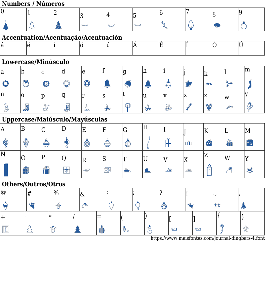 Journal Dingbats 4: Free Font Download | MaisFontes