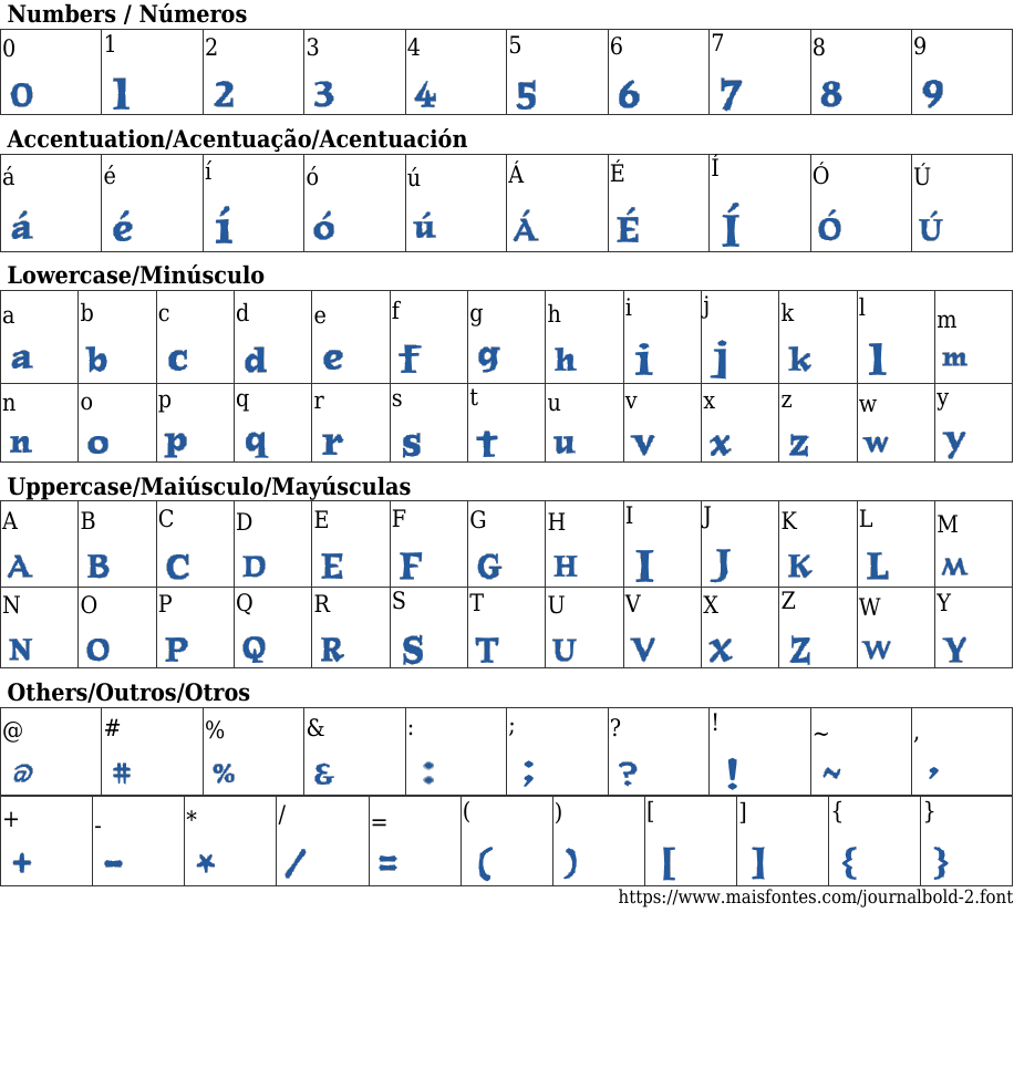 Journal Normal Bold: Free Font Download | MaisFontes