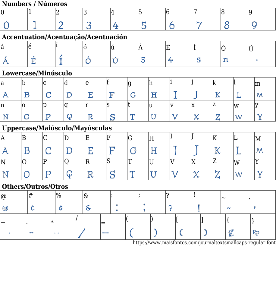 Journal Text Smallcaps Regular: Free Font Download | MaisFontes