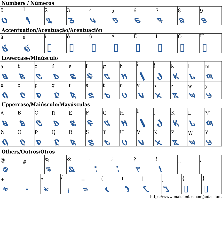 Judas Font: Free Download | MaisFontes