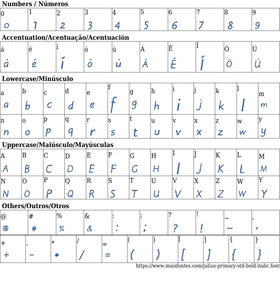 Julius Primary Std Bold Italic: Free Font Download | MaisFontes