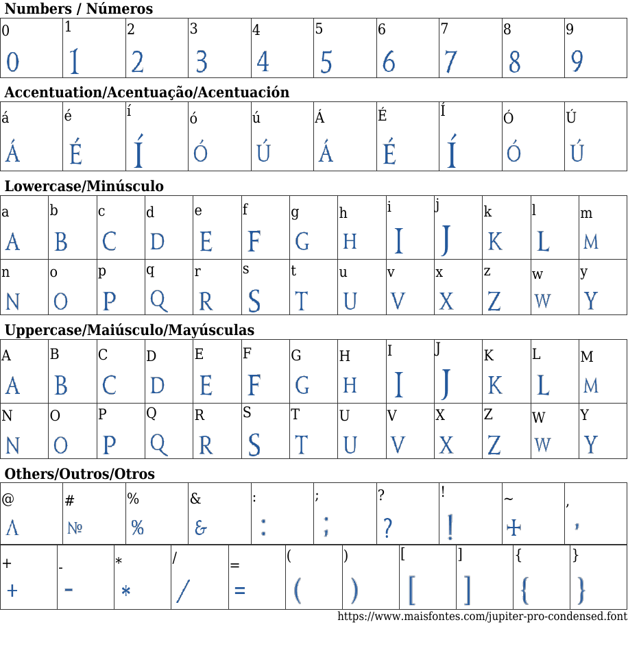 Jupiter Pro Condensed: Free Font Download | MaisFontes