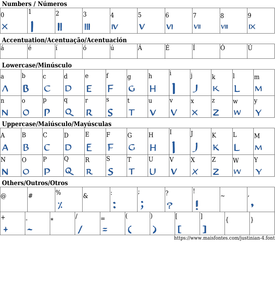 Justinian: Free Font Download | MaisFontes
