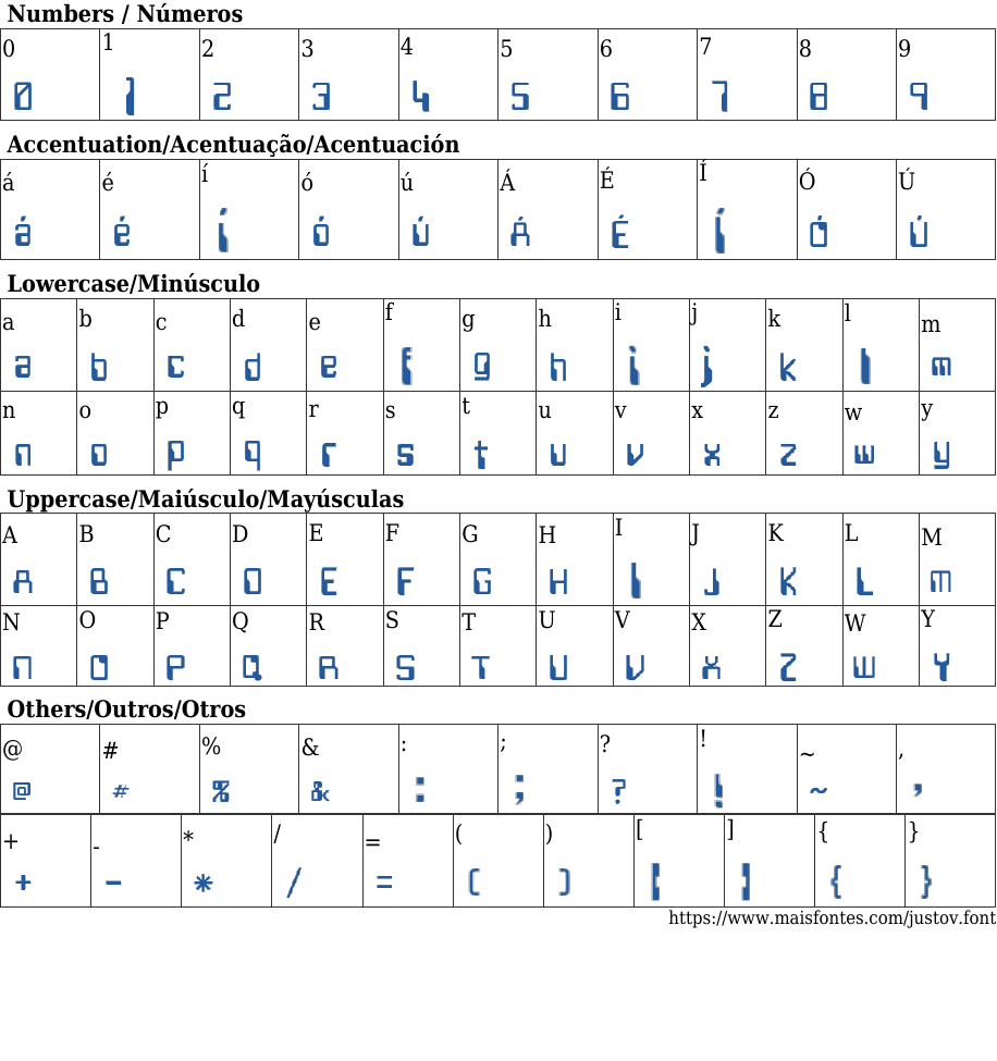 Justov: Baixar Fonte Grátis | MaisFontes