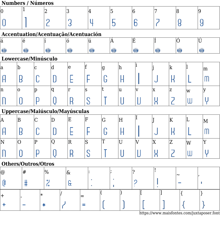 Juxtaposer Font: Free Download | MaisFontes