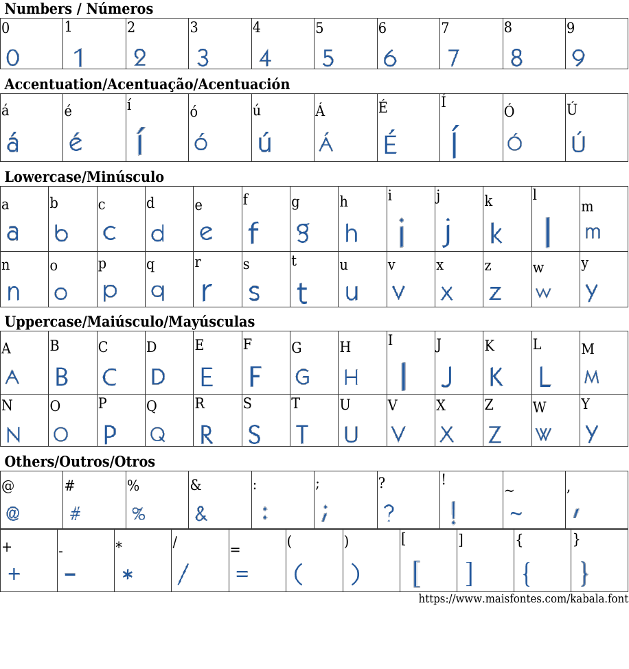 Kabala Font: Free Download | MaisFontes