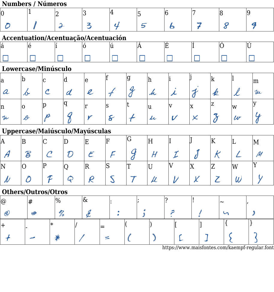 Kaempf Regular Font: Free Download | MaisFontes