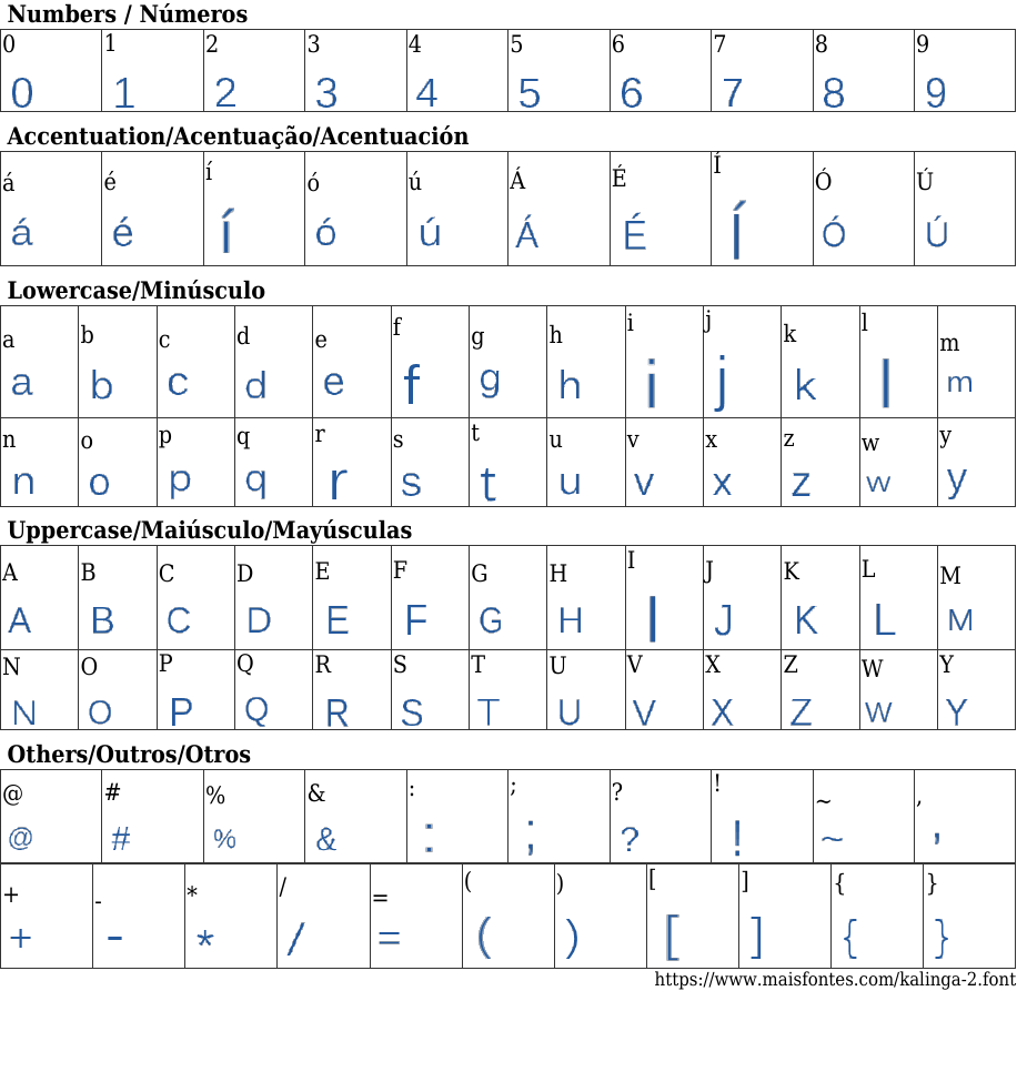 Kalinga: Free Font Download | MaisFontes