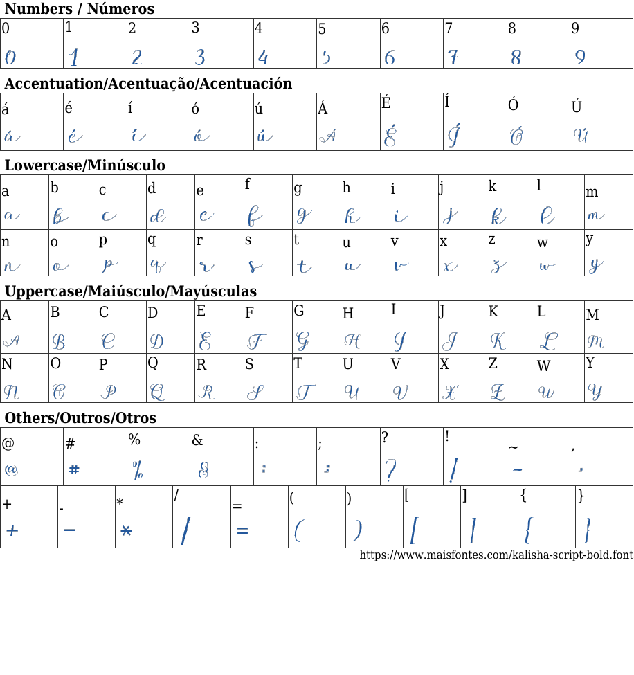 Kalisha Script Bold: Free Font Download | MaisFontes