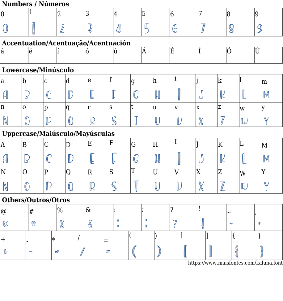 Kaluna: Free Font Download | MaisFontes